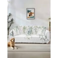 Eucalyptus Leaves Couch Cover for Dogs, Sage Green Botanical Spring ...