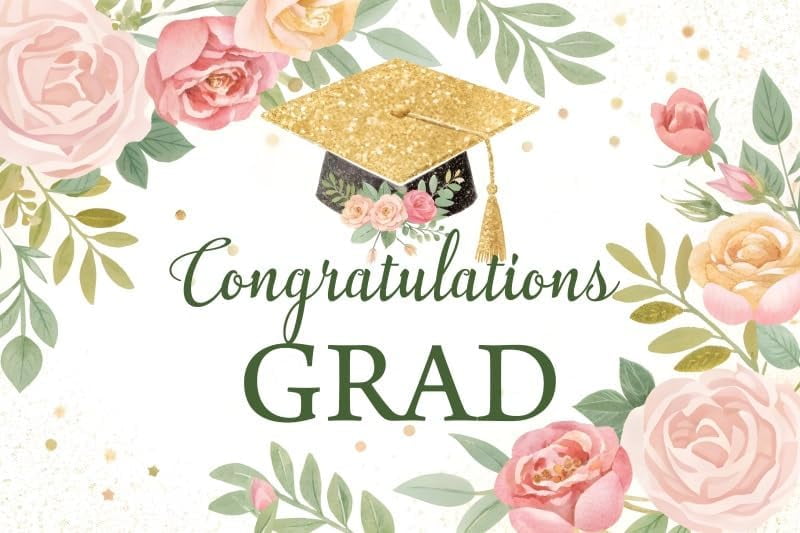 Eucalyptus Leaves Graduation Backdrop Boho Floral Class of 2025 ...