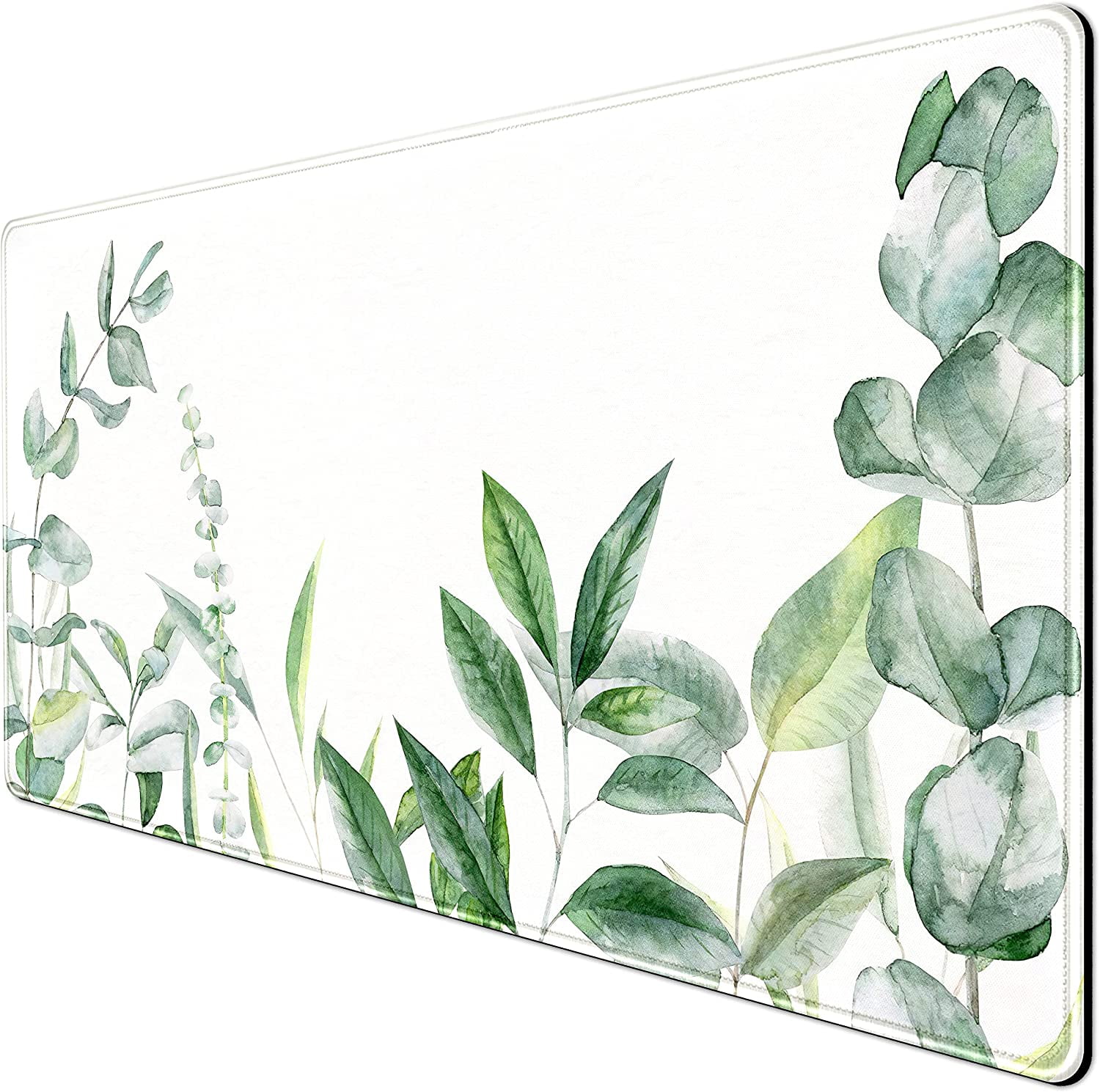 Eucalyptus Leaves Large Mouse Pad Green Plants Extended Gaming Mousepad ...