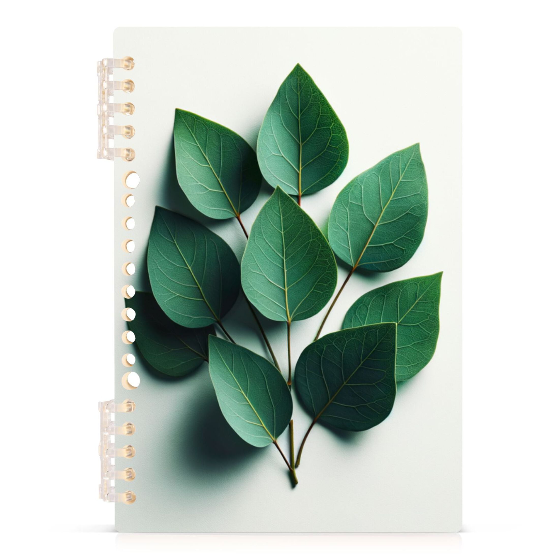 Eucalyptus Leaves Ring Binder Notebook Journey Note Diary College Ruled ...