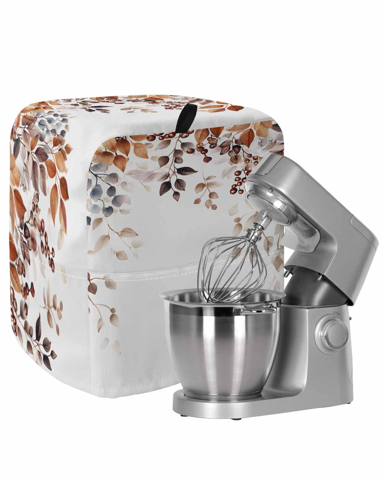 Eucalyptus Leaves Stand Mixer Dust Cover with Storage Pocket & Handles ...