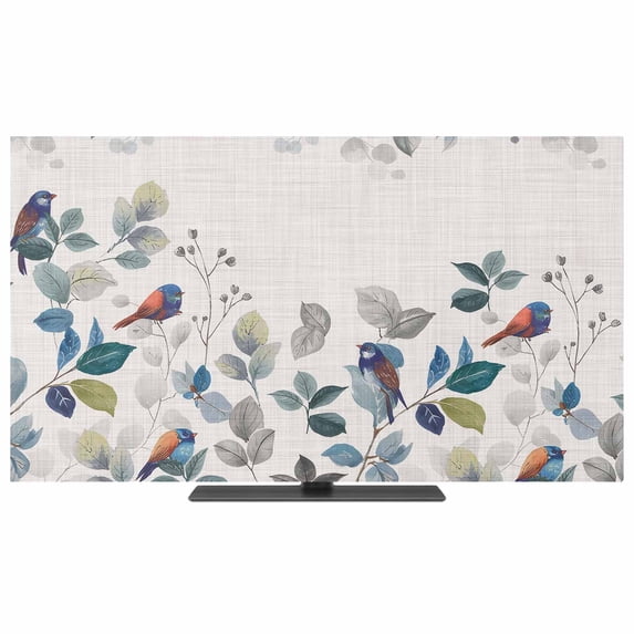 Eucalyptus Leaves TV Dust Cover,Stretchable TV Screen Desktop Computer ...