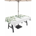 Eucalyptus Leaves Table Cloth Rectangle Outdoor Tablecloth, Sage Green ...