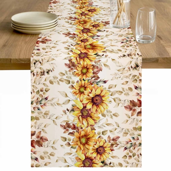 Eucalyptus Leaves Table Runner 48 Inches Long Farmhouse Dress Scarves ...