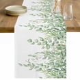 Eucalyptus Leaves Table Runner 48 Inches Long Farmhouse Dress Scarves ...