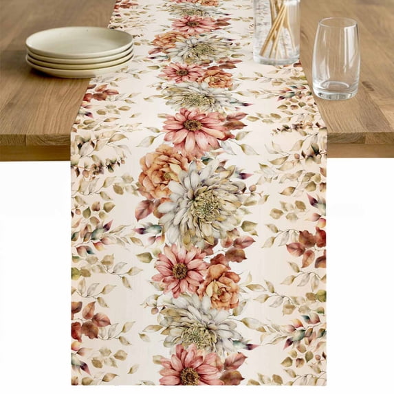Eucalyptus Leaves Table Runner 90 Inches Long Farmhouse Dress Scarves ...