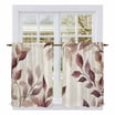 Elegant Spring Floral Tier Curtains, Summer Botanical Farmhouse Light ...