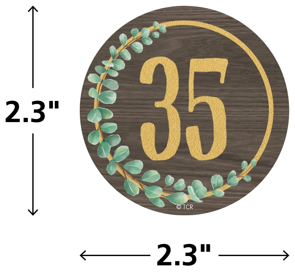 Eucalyptus Numbers Magnetic Accents - Walmart.com