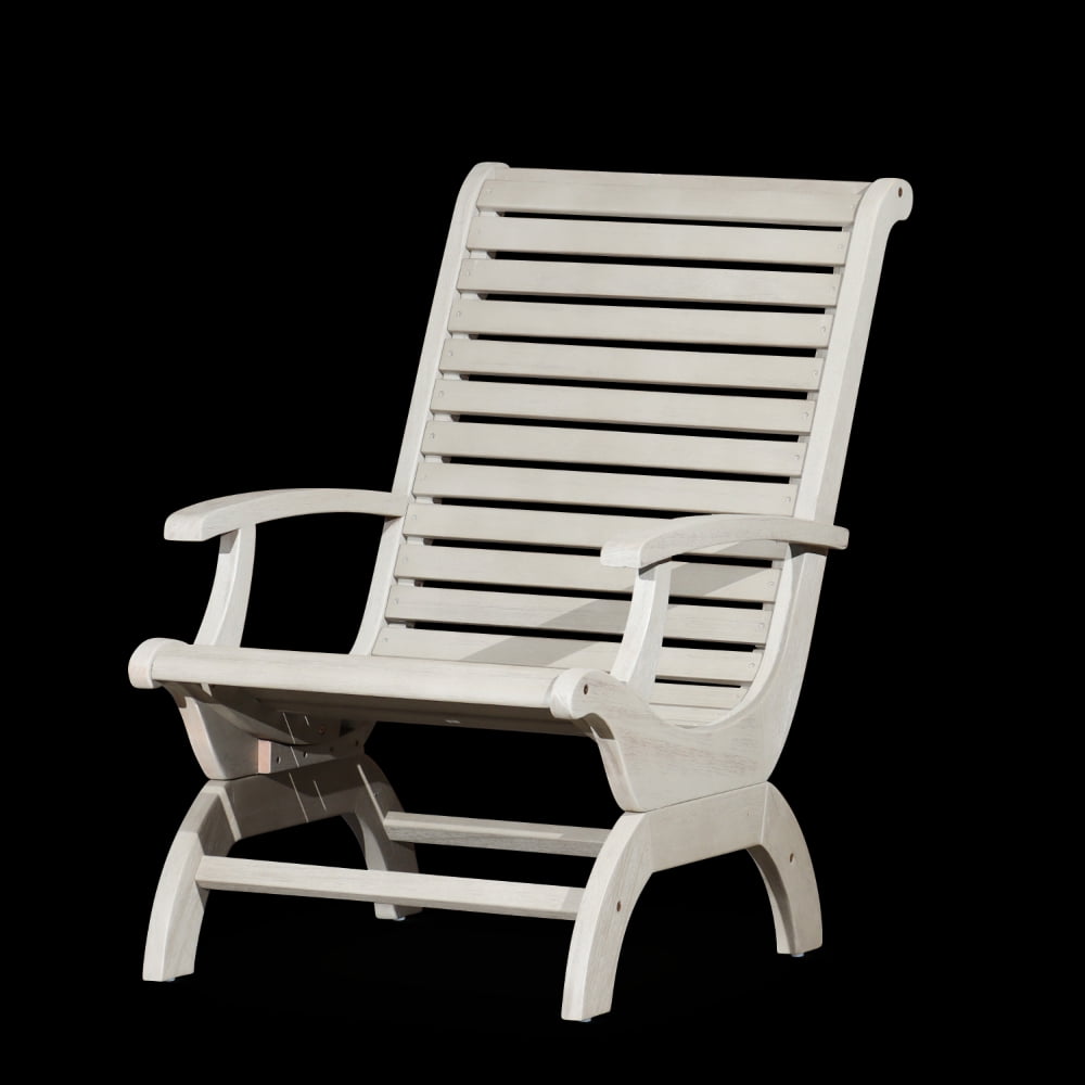 Eucalyptus Patio Chair Driftwood Gray Outdoor Garden Deck Pool ...
