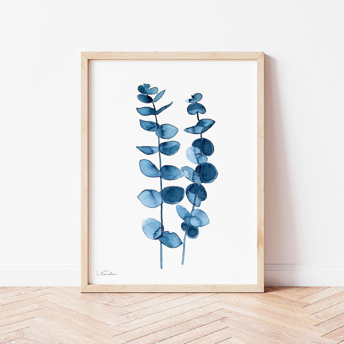 Eucalyptus Poster, Boho Art, Plant Poster, Nature Illustration ...