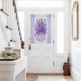 Eucalyptus Purple Door Curtains for Door Window, French Sidelight Front ...