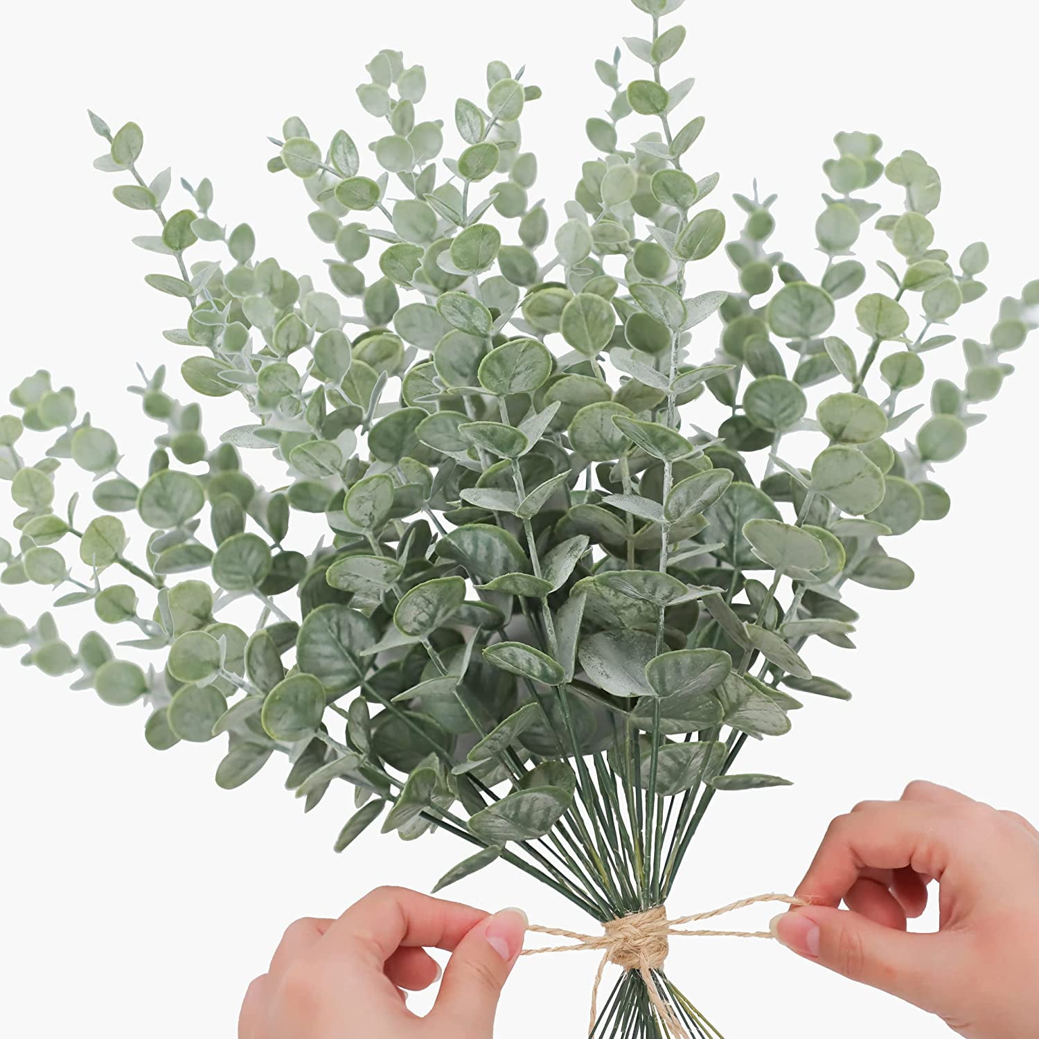 Eucalyptus Stems Artificial Eucalyptus Leaves Stems Real Grey Green ...