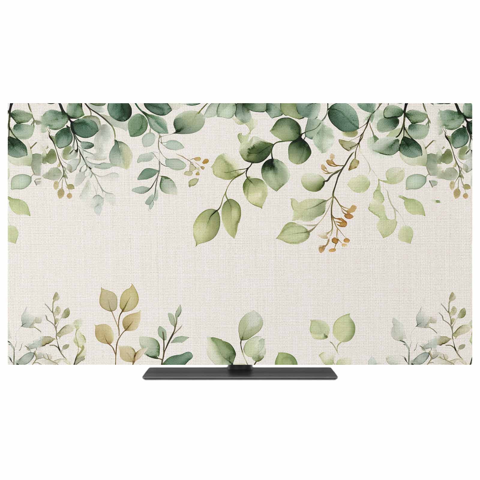 Eucalyptus TV Dust Cover,Stretchable TV Screen Desktop Computer ...