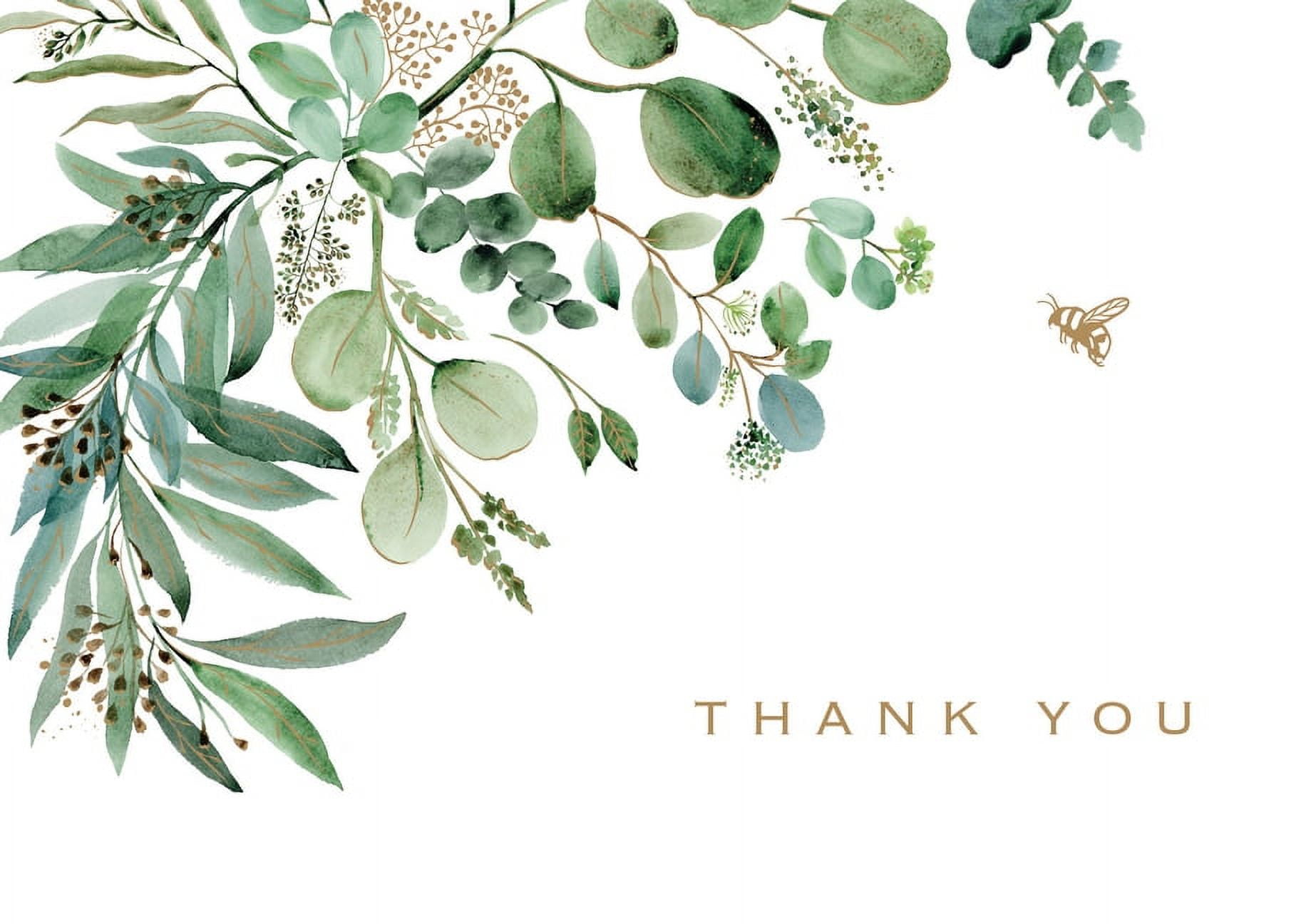 Eucalyptus Thank You Note Cards (Other) - Walmart.com
