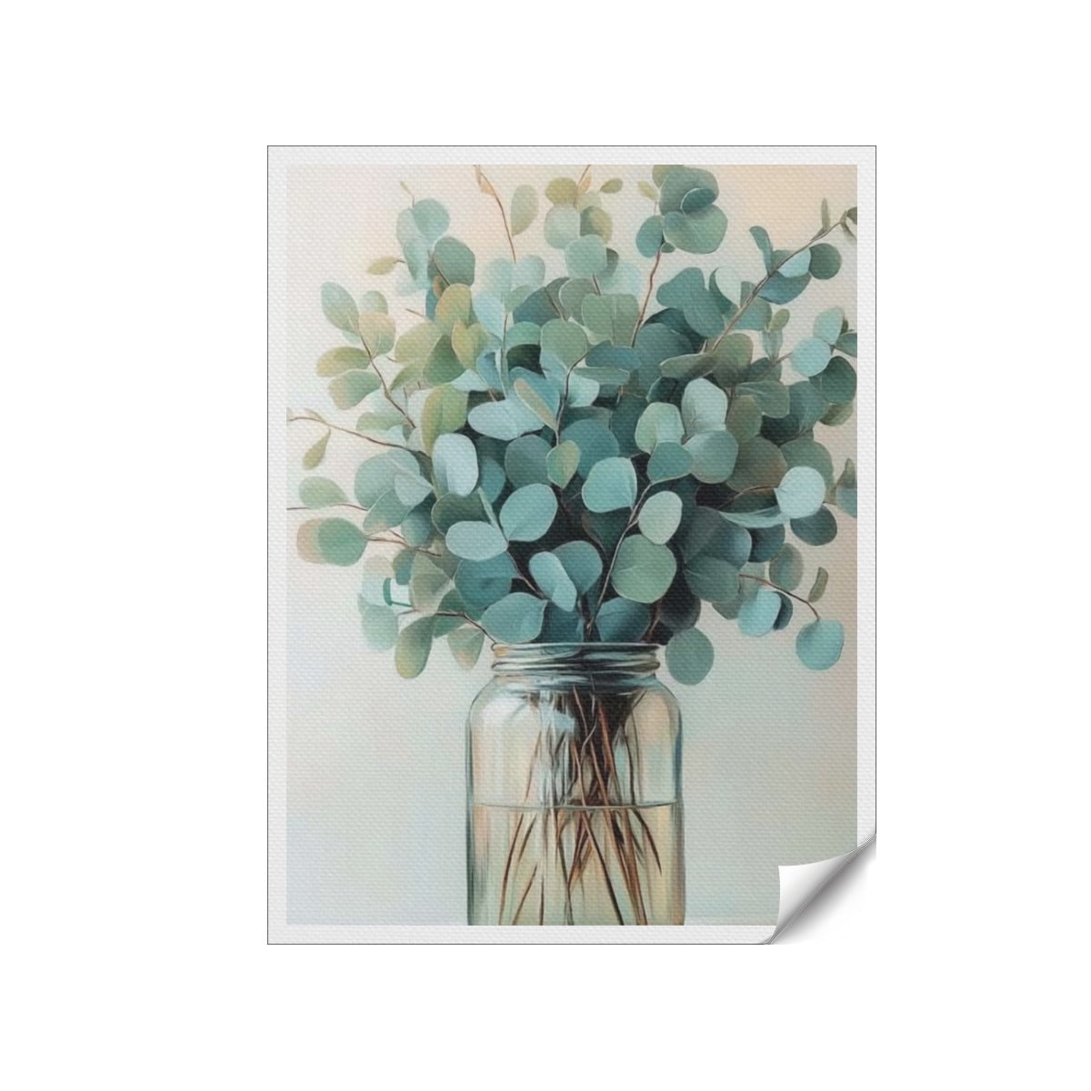 Eucalyptus Wall Art, Canvas Wall Art Herb Poster Boho Wall Art ...