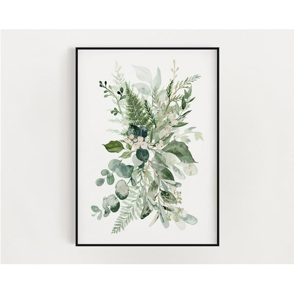 Eucalyptus Wall Art, Watercolour Botannical Prints, Home Decor, Nature ...