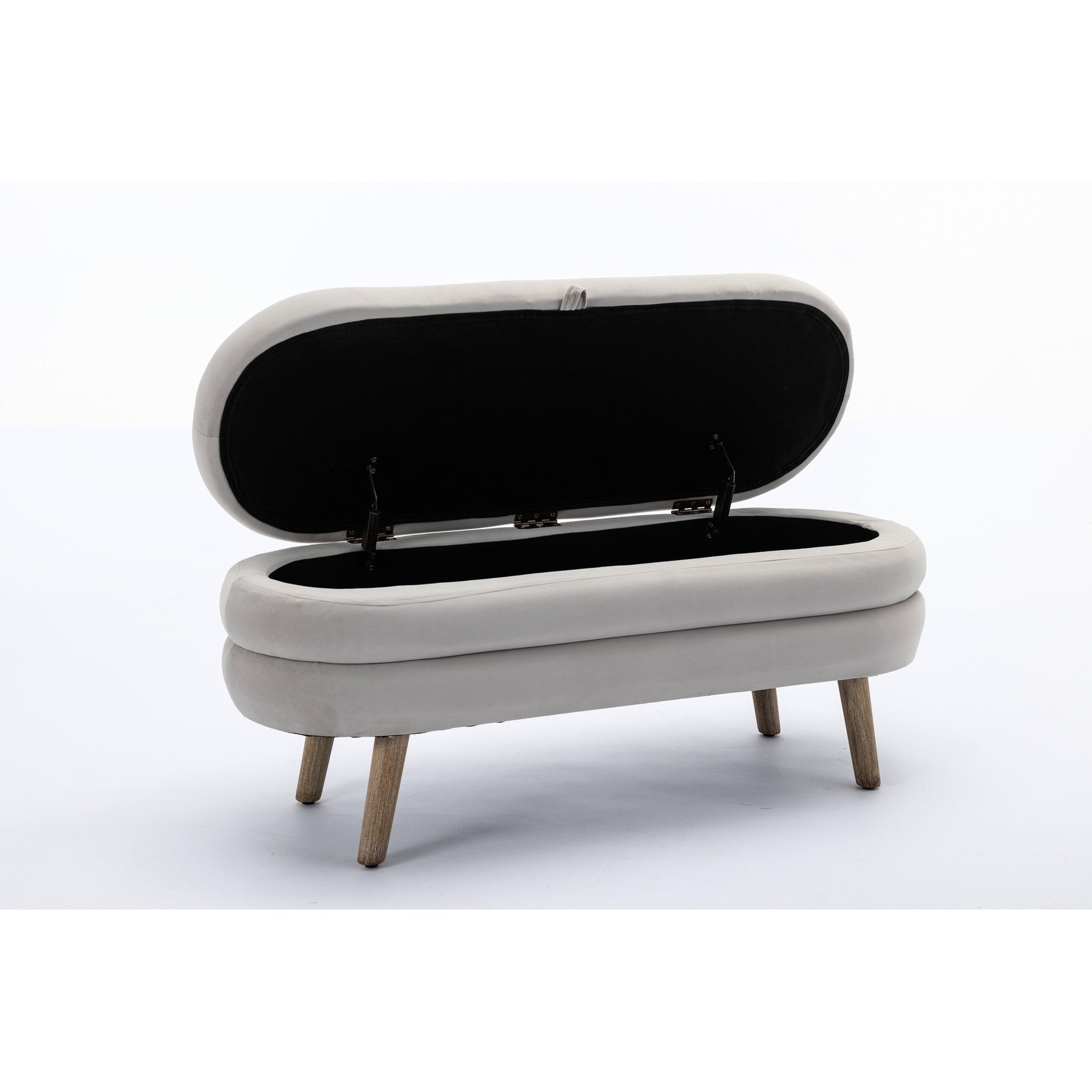 Eucalyptus Wood Legs - Adjustable Feet - Indoor Bedroom Bench / Easy to ...