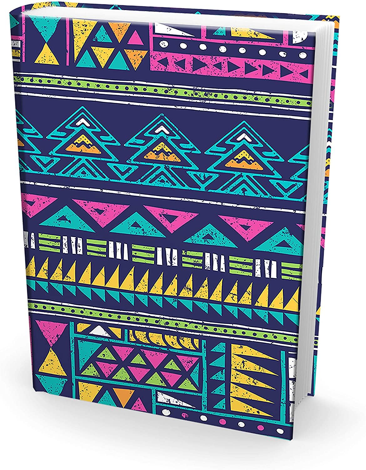Eucatus 8" x 10" Nylon Stretchable Multicolor Aztec Book Covers, Cool ...