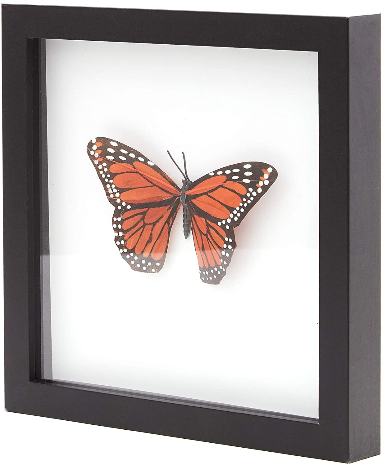 Eucatus 8"x8" Black Wood Shadow Box for DIY Display, 1 Pack - Walmart.com