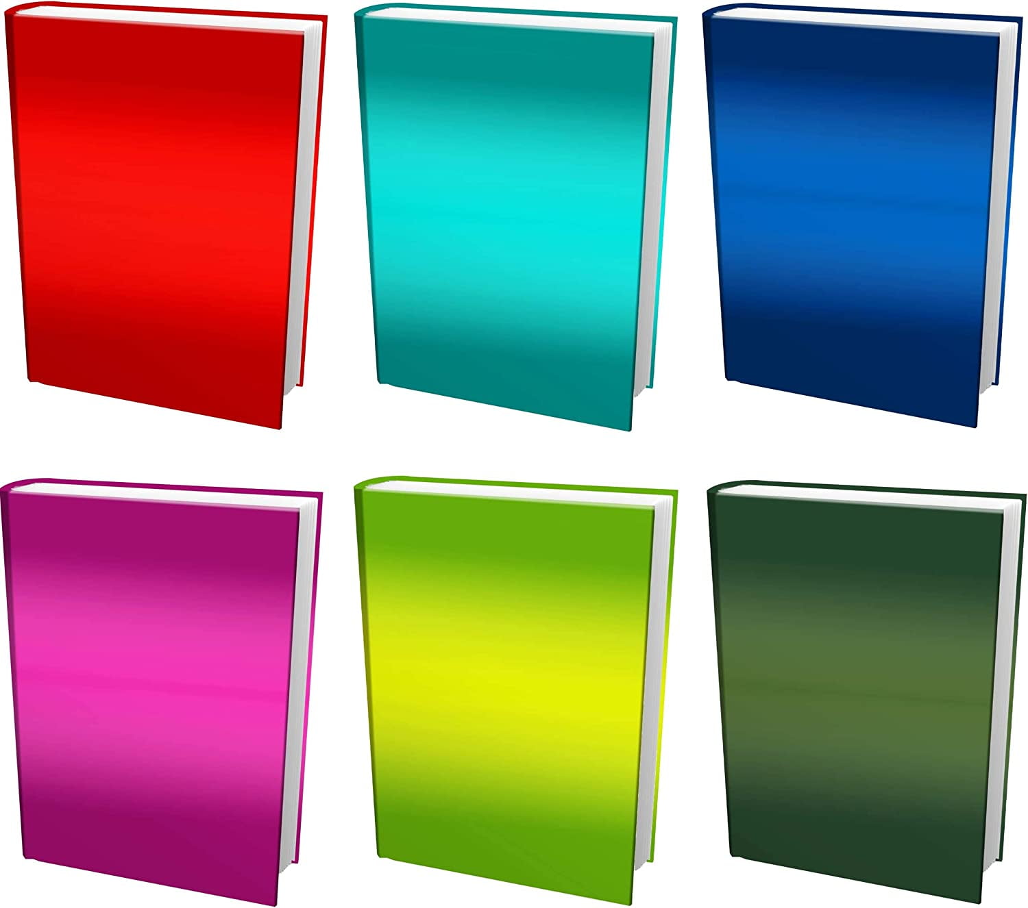 Eucatus 9" x 11" Jumbo Multicolor Stretchable Nylon Book Covers for ...