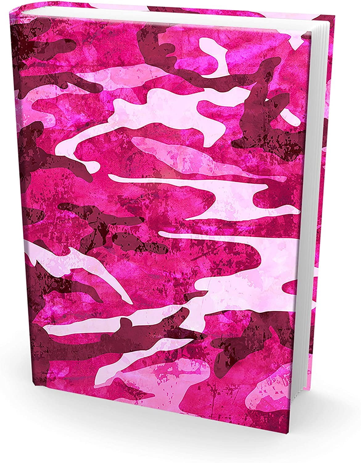 Eucatus Jumbo 9" x 11" Nylon Pink Camo Stretchable Book Covers, Cool ...