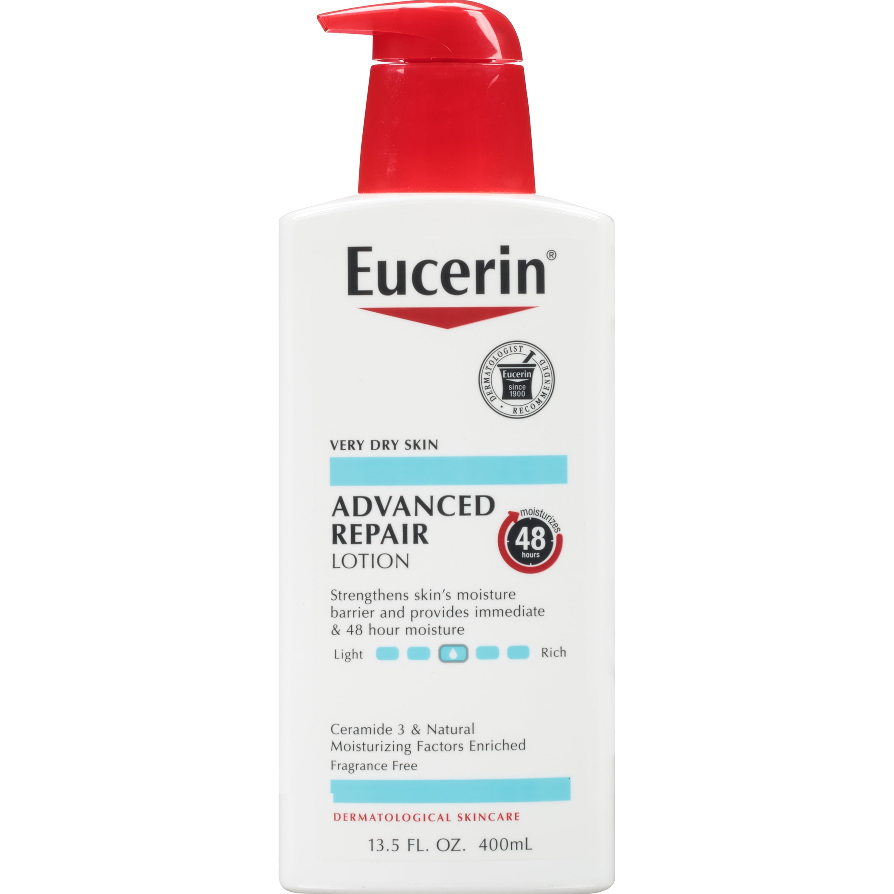 Eucerin Advanced Repair Body Lotion for Dry Skin, 13.5 Fl Oz Pump ...