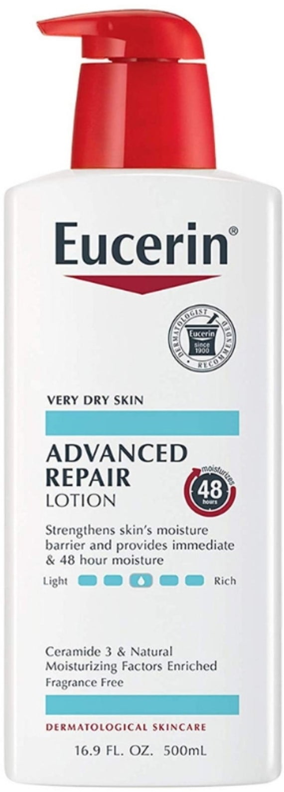 Eucerin Advanced Repair Dry Skin Lotion 16.9 oz (Pack of 2) - Walmart.com