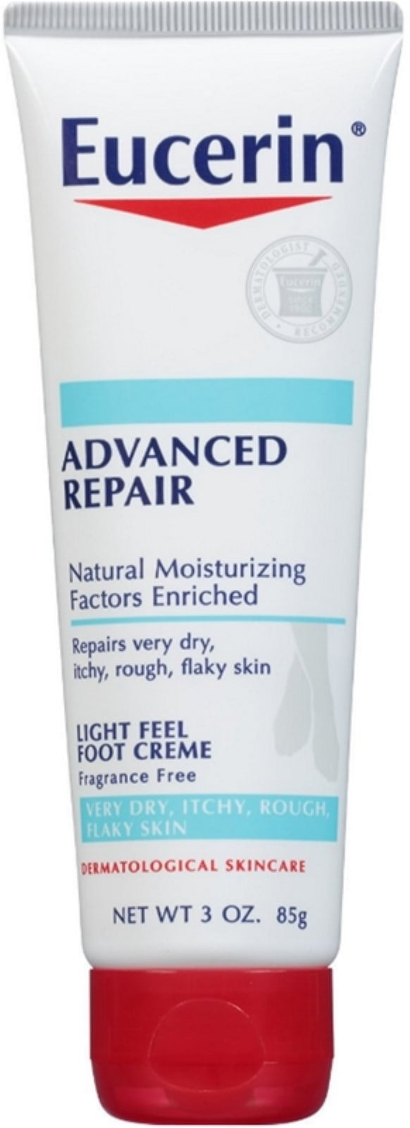 Eucerin Advanced Repair Intensive Urea Plus Moisturizing Foot Cream, 3 ...