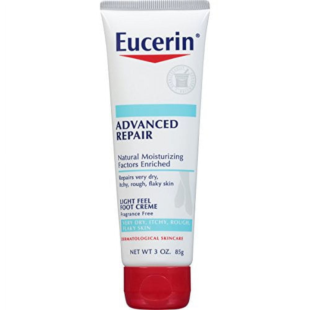 Eucerin Advanced Repair Foot Cream, Intensive Skin Relief for Cracked ...