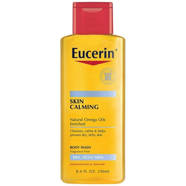 Eucerin Calming Body Wash Daily Shower Oil, 8.4, Oz - Walmart.com