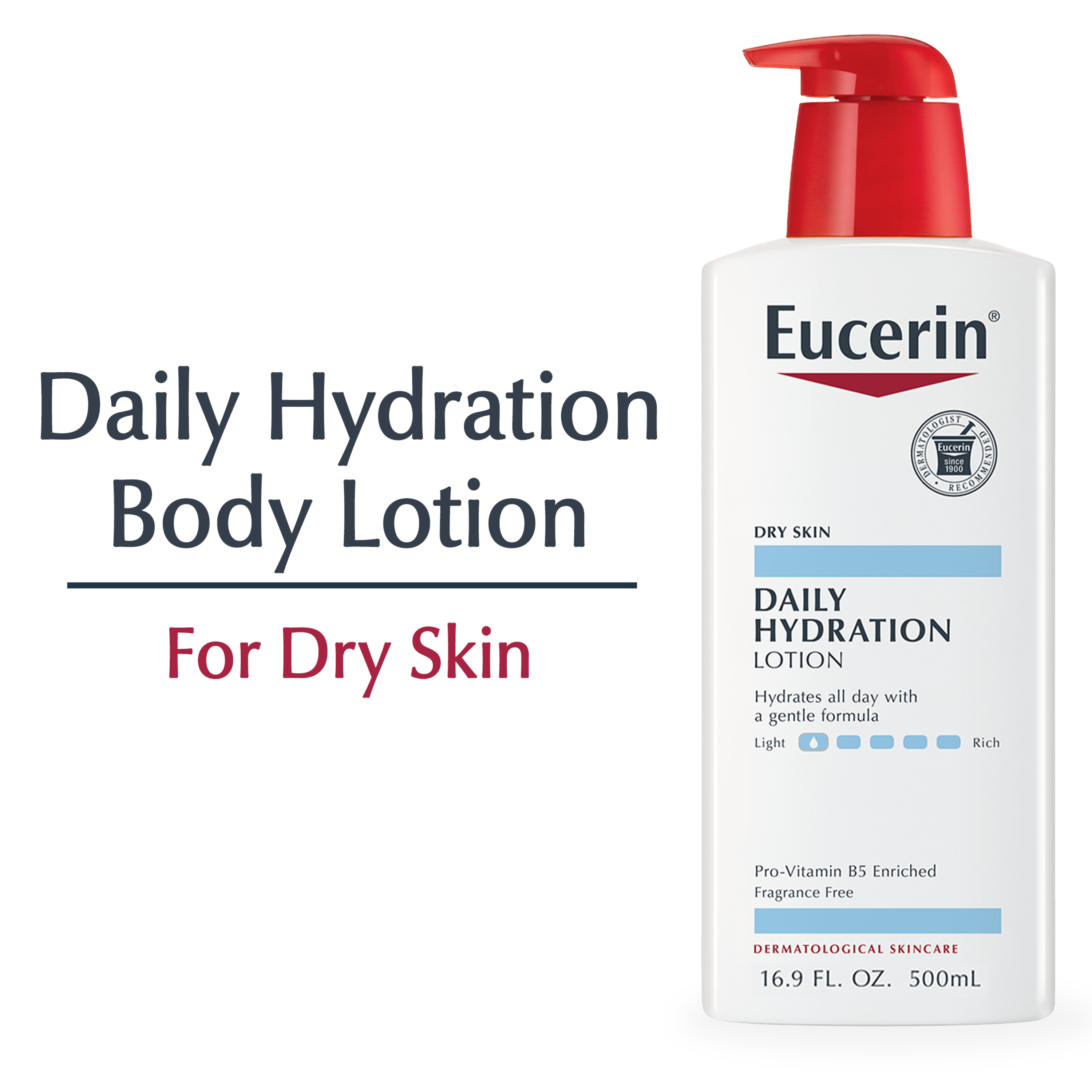 Eucerin Daily Hydration Broad Spectrum SPF 15 Body Lotion, 16.9 Fl Oz ...