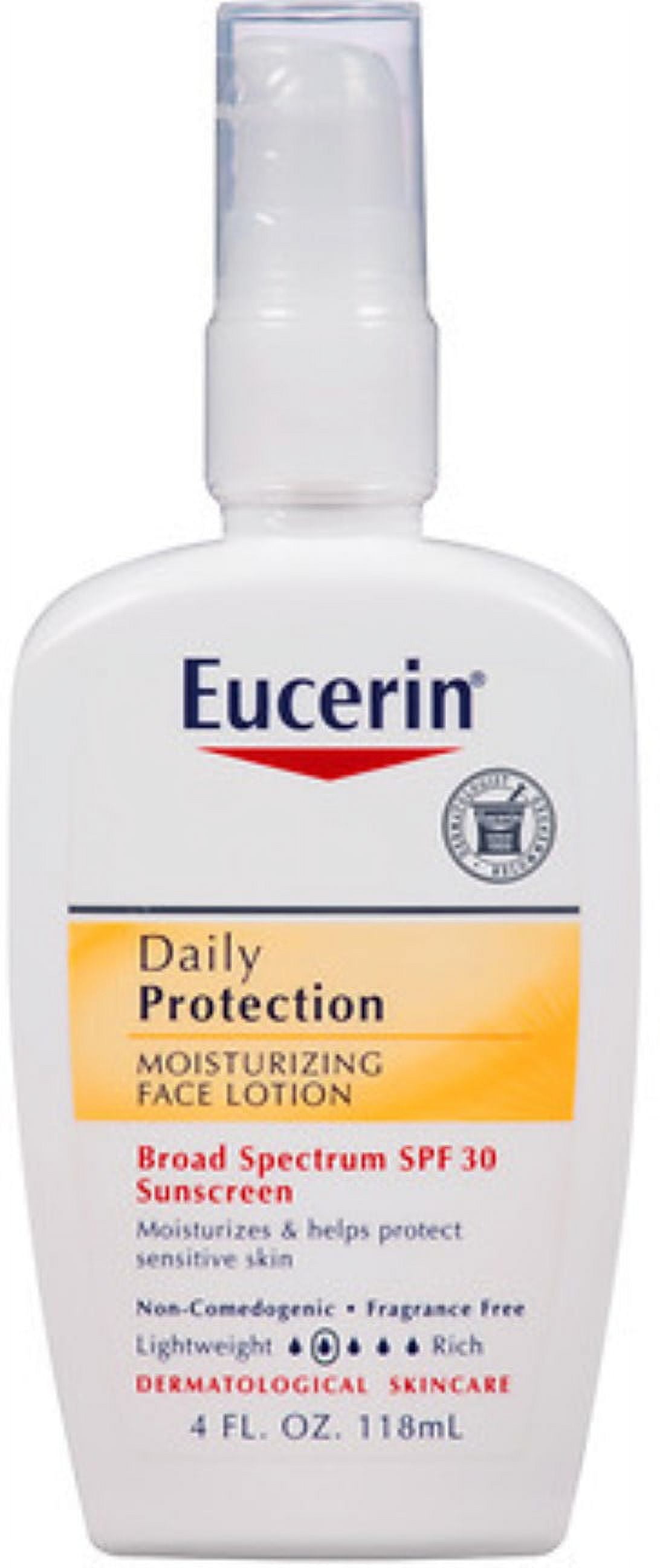Eucerin Daily Protection Face Lotion SPF 30, Hydrating Sunscreen ...