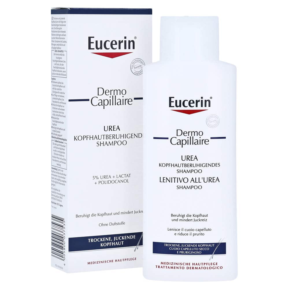 Eucerin DermoCapillaire Calming Urea Shampoo 250ml | Relief for ...