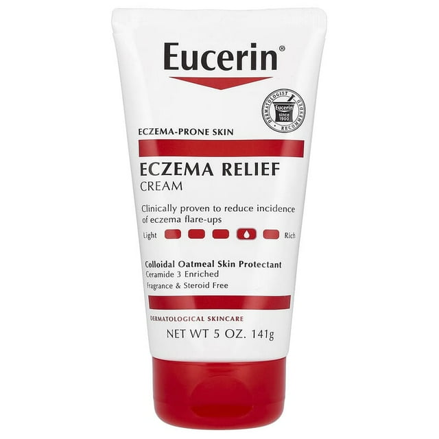 Eucerin, Eczema Relief Cream, Fragrance Free , 5 oz (141 g) Pack of 2 ...