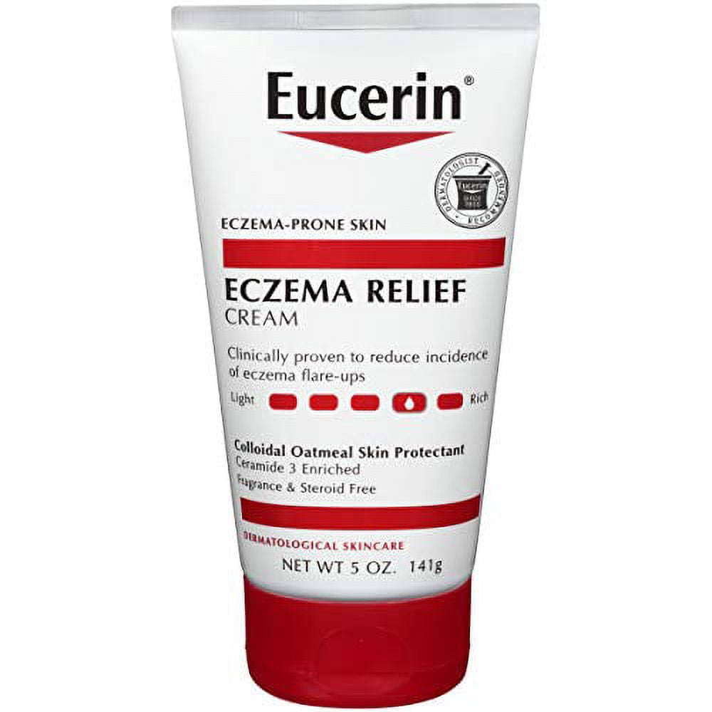 Eucerin Eczema Relief Cream - Full Body Daily Lotion for Eczema-Prone ...