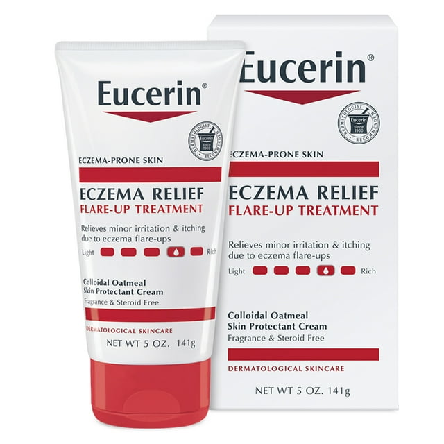 Eucerin Eczema Relief Flare-Up Treatment Cream, 2 oz. Tube - Walmart.com