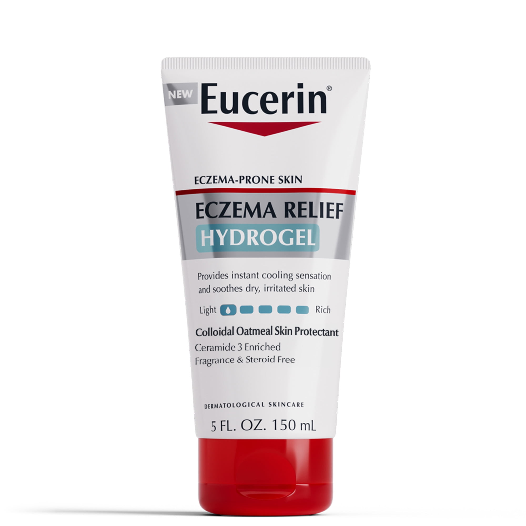 Eucerin Eczema Relief Hydrogel, Steroid Free, Fragrance Free, 5 oz Tube ...