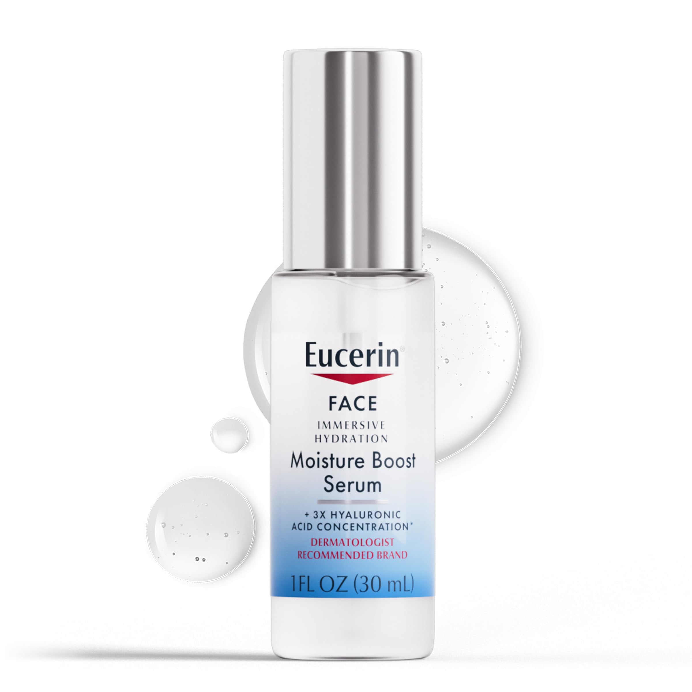 Eucerin Face Immersive Hydration BCA3 Moisture Boost Face Serum, Ultra ...