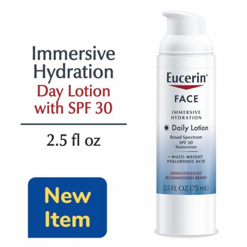 Eucerin Face Immersive Hydration Daily Face Lotion Broad Spectrum SPF ...