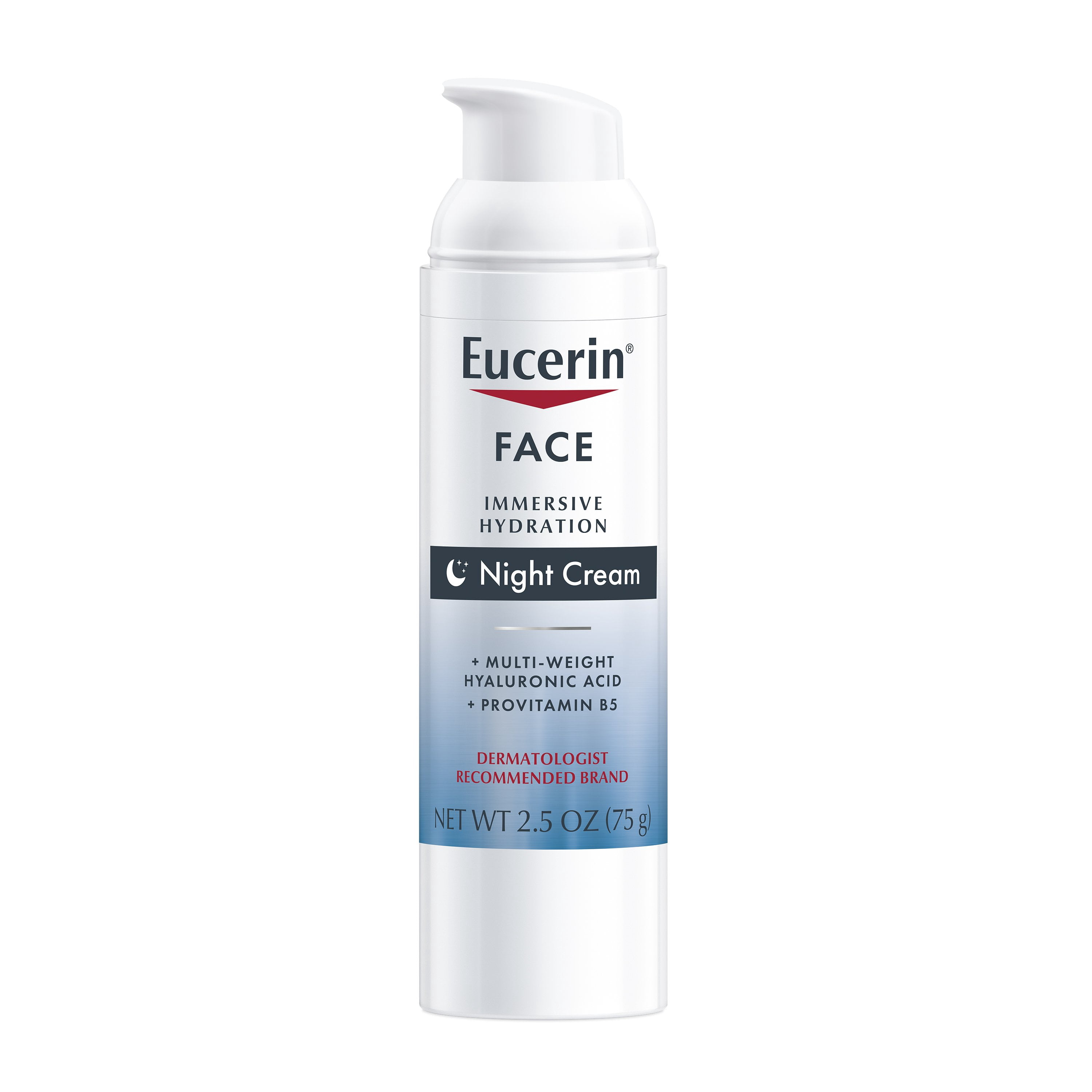 Eucerin Face Immersive Hydration Night Cream Immersive - 2.5 oz ...
