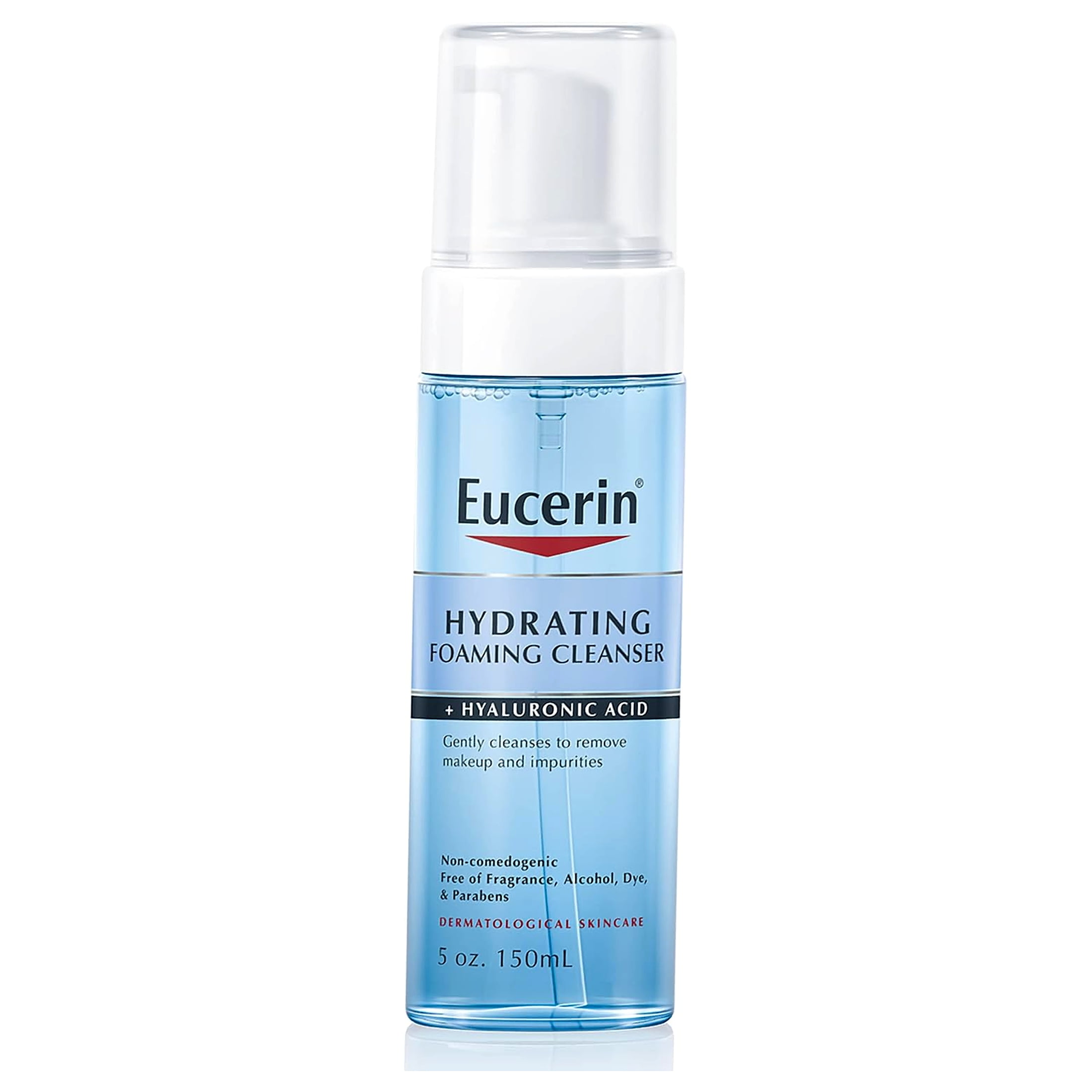 Eucerin Hydrating Foaming Cleanser, Gentle Face Wash, Enriched with ...
