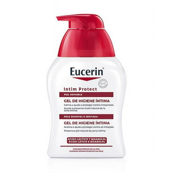 Eucerin Intimate Hygiene Wash Protection Fluid for Sensitive Skin 250ml ...