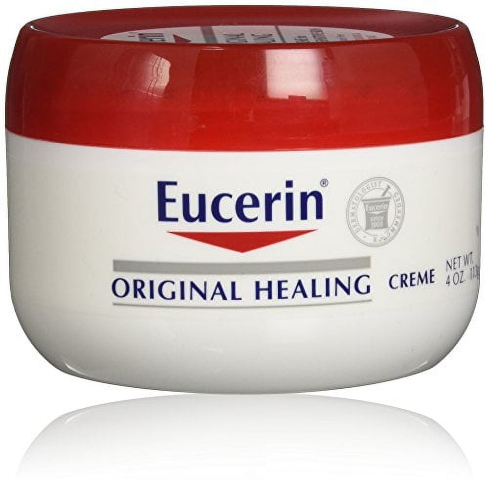 Eucerin Original Healing Creme Jar, Unscented, 4 oz (3 pack) - Walmart.com