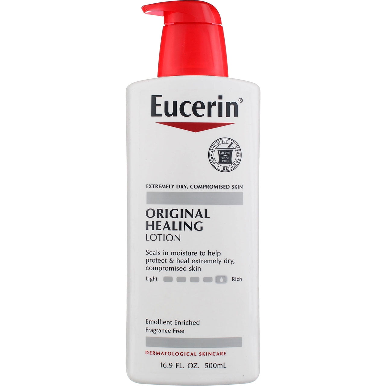 Eucerin Original Healing Lotion 16.90 oz (Pack of 6) - Walmart.com