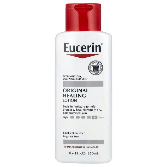 Eucerin Original Healing Lotion Fragrance Free 84 Fl Oz Pack Of 3