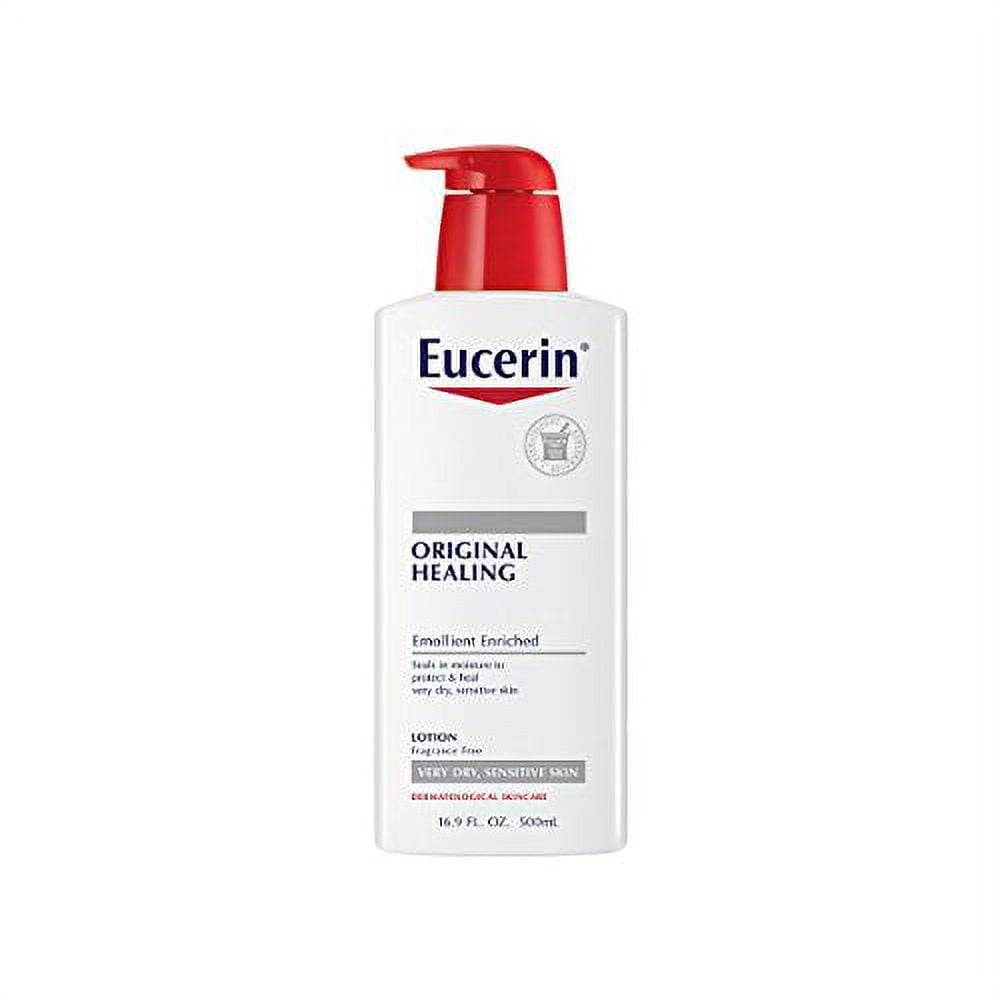 4 Pack - Eucerin Original Healing Rich Lotion 16.9 Fluid Oz Each ...