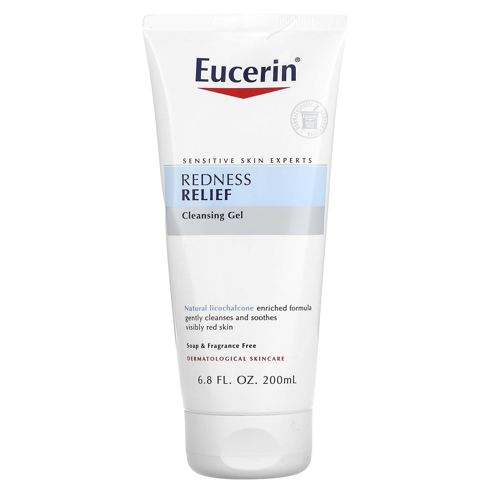 Eucerin, Redness Relief, Cleansing Gel, Fragrance Free, 6.8 fl oz (200 ...