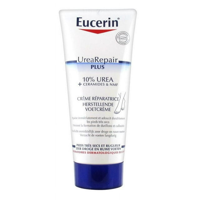 Eucerin Repair PLUS Moisturizing Dry Foot Cream for Cracked Heels and ...