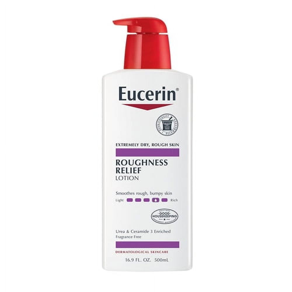 Eucerin Roughness Relief Body Lotion, Smoothes Rough, Bumpy Skin, 16.9 ...