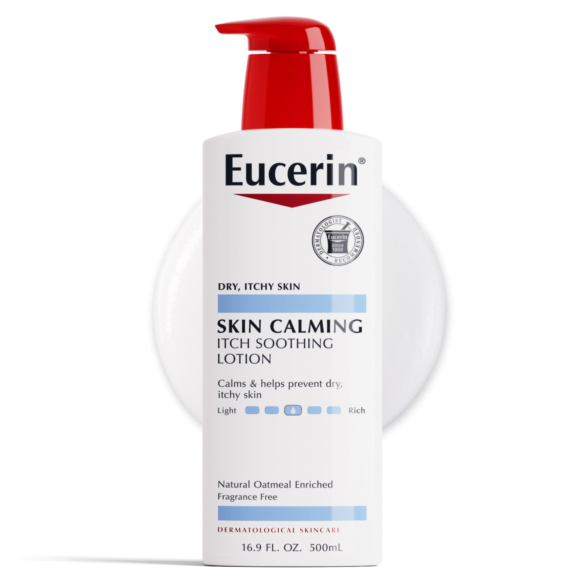 Eucerin Skin Calming Body Lotion, 16.9 Fl. Oz. Bottle, Soothing Relief ...